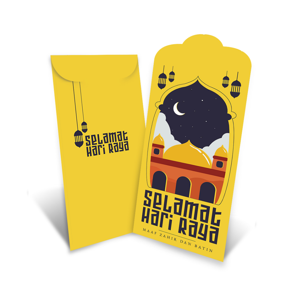Sampul RAYA 2024 1 แพ็ค (10 ชิ้น) 29 แบบ EXCLUSIVE Kartun Masjid Flower ...