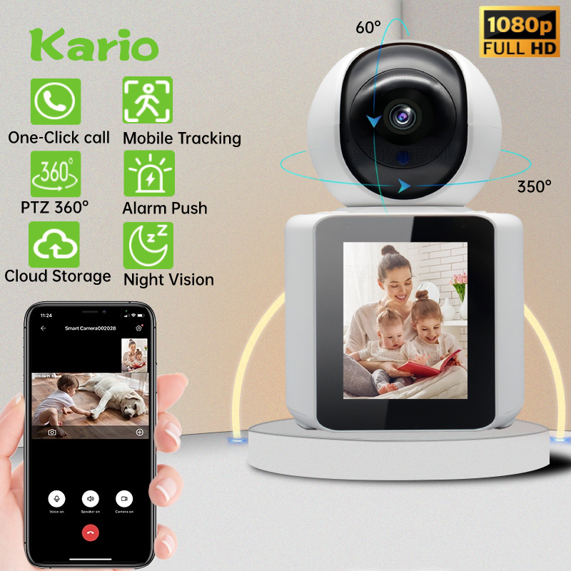 1080p กล้องวงจรปิด Two-Way Visual กล้องเฝ้าระวัง Hd Video Intercom Call ...