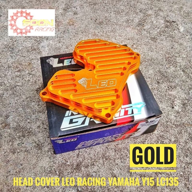 LEO LC Y15 RACING HEAD COVER CNC ESR LEO RACING YAMAHA Y15ZR LC135 ...