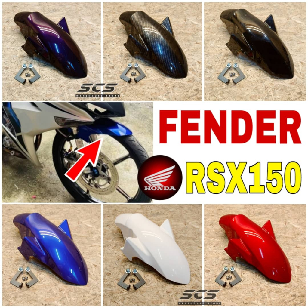 บังโคลนหน้า อุปกรณ์เสริมมอเตอร์ Rapido Honda RSX RSX150 RSX-150 150 ...
