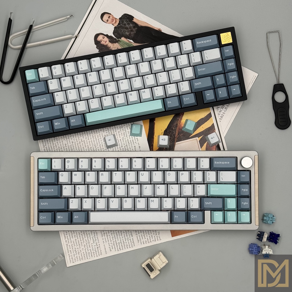 Shoko Keycap PBT Cherry Profile Double Shot Keycaps 168 ชิ้นสําหรับ ...