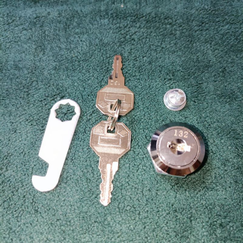 16 มม.cam Key lock ลิ้นชักบรรจุตู้ประตูกล่องจดหมาย cupboard kunci ...