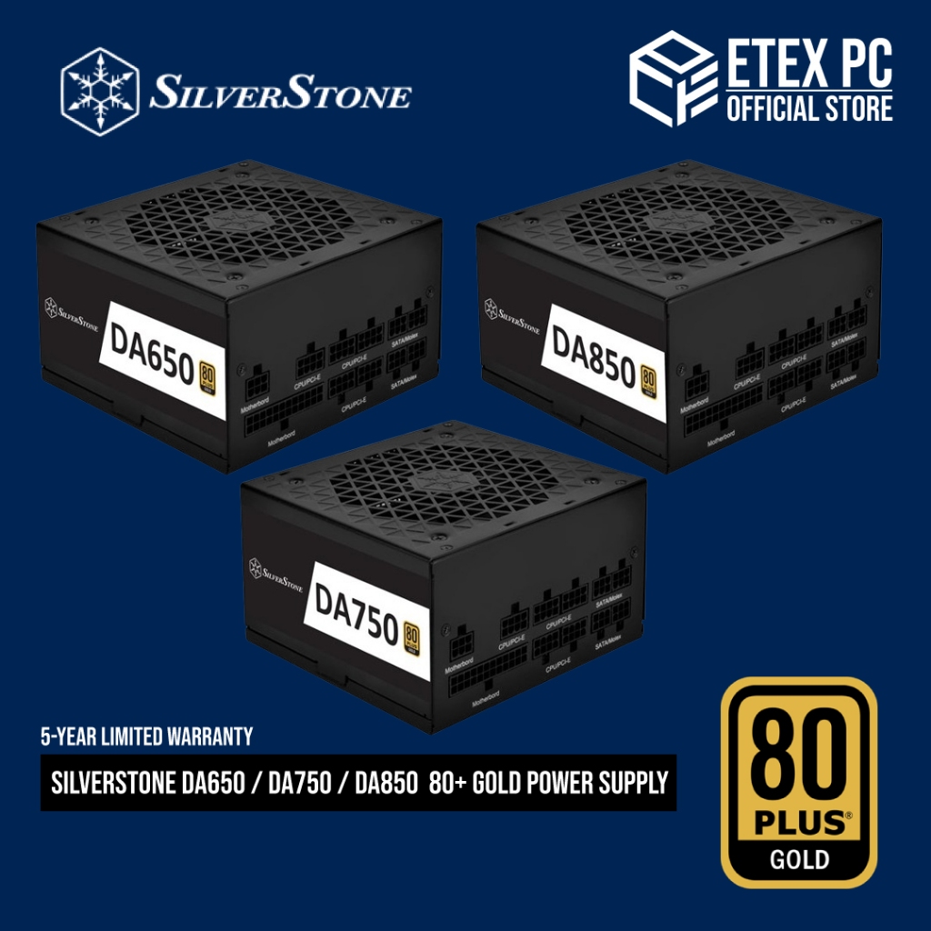 Silverstone DA650 , DA750 , DA850 80+ พาวเวอร์ซัพพลาย แบบเต็มโมดูลาร์ ...