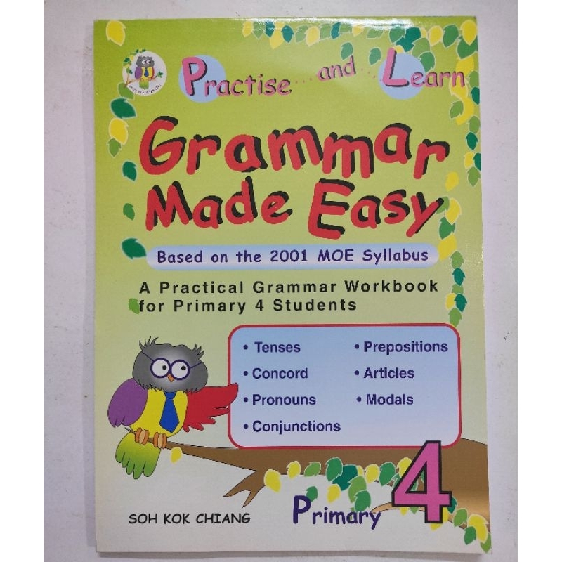 Grammar Made Easy Primary 4 MOE คําศัพท์ไวยากรณ์ Essay Writing Tenses ...