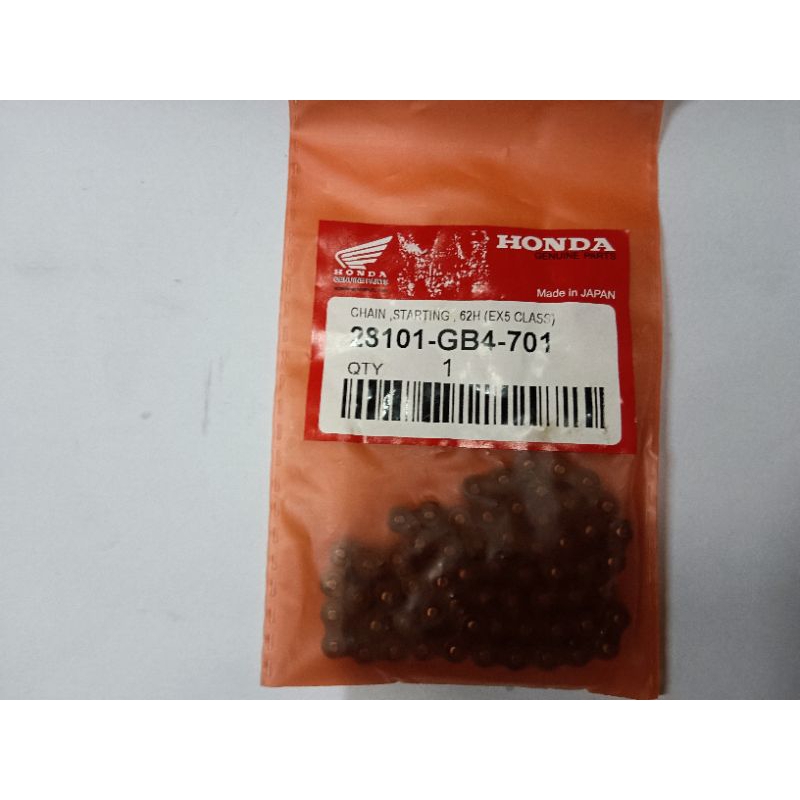 Honda EX5/E-BONUS STARTER MOTOR CHAIN 62H | Shopee Thailand