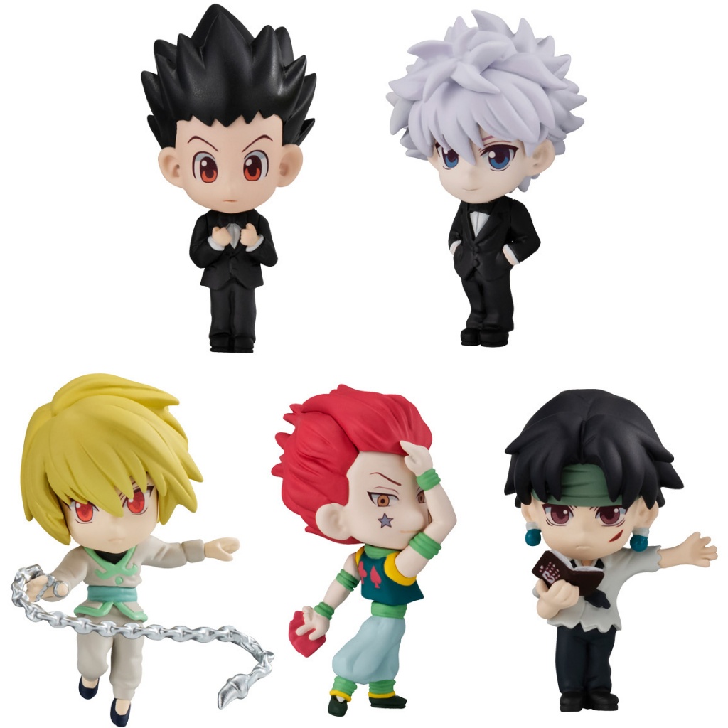 Bandai HunterHunter Adverge Motion 2 Kurapika/Chrollo/Gon/Killua Figure ...