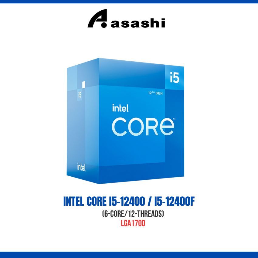 Intel CoreTM i5-12400 / i5-12400F (6-Core/12-Threads) โปรเซสเซอร์ Intel ...