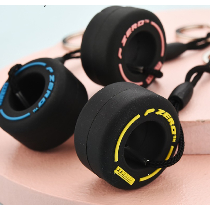 [KEDAI Lokal ] F1 Key Ring Formula 1 Tyre Keyring Motorsport Pzero ...