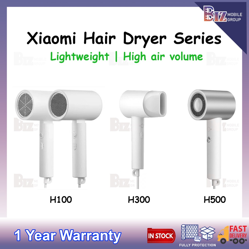 Xiaomi ไดร์เป่าผม H100/ H300/ H500 ชุดใหม่ รับประกัน 1 ปี | Shopee Thailand