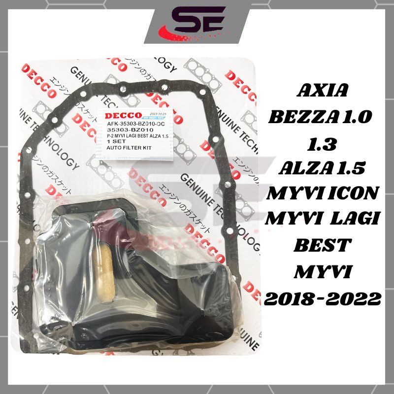 Decco Auto Filter Myvi ICON Myvi Lagi Best Myvi G3 Axia Beeza Alza 1.5 ...