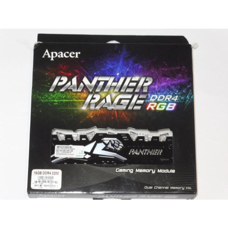 Apacer PANTHER RAGE DDR4 RGB PC Ram 16GB 3200MHz | Shopee Thailand