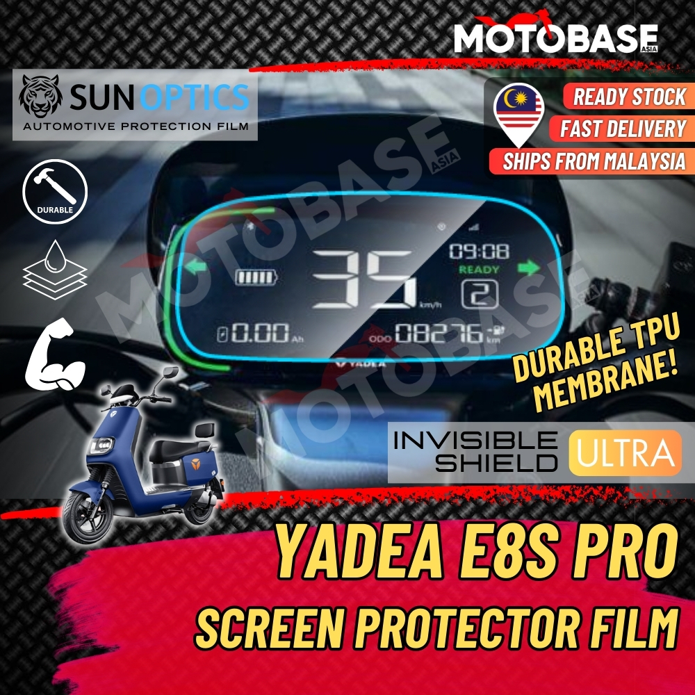 Yadea E8S PRO เมตรปกป้องหน้าจอฟิล์ม TPU X รถจักรยานยนต์ | Shopee Thailand