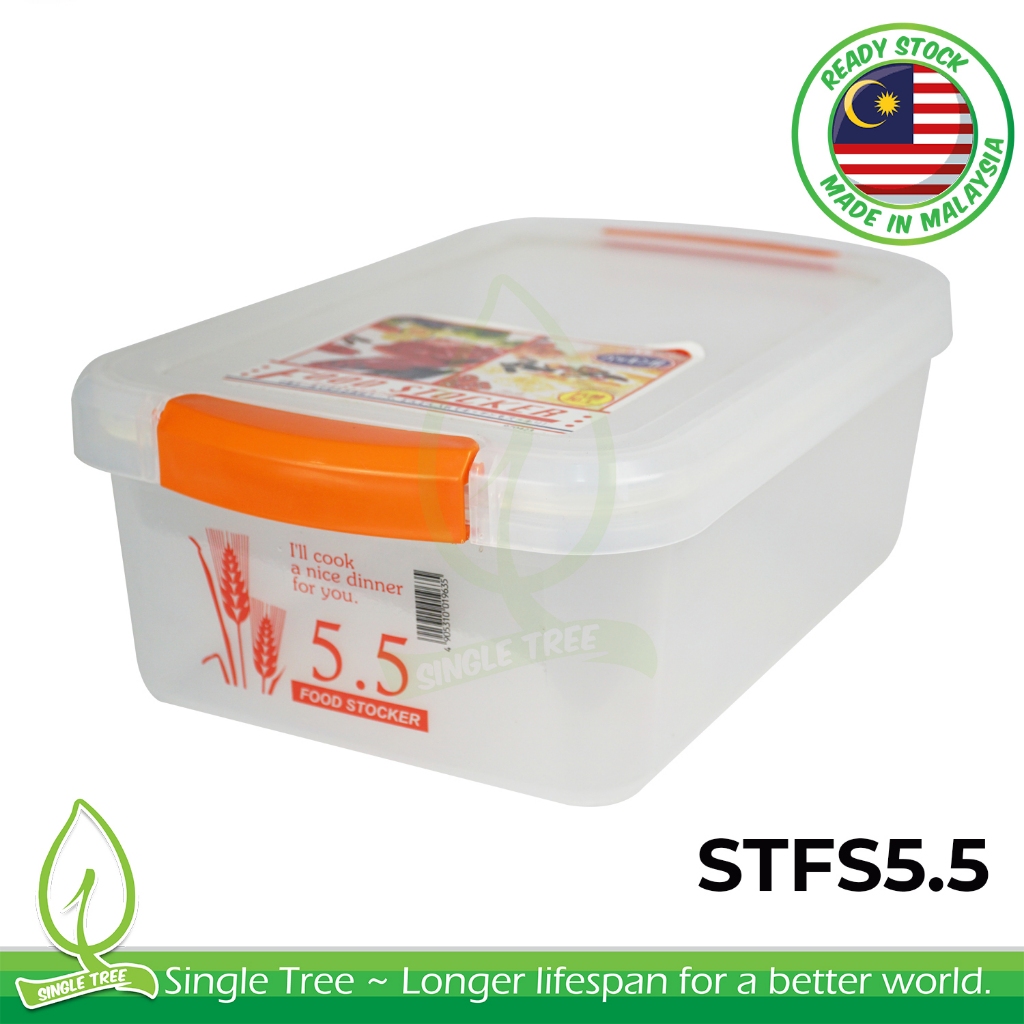 Clover 5.5 Litres Air Tight Food Storage Container - Food Stocker 5.5 ...