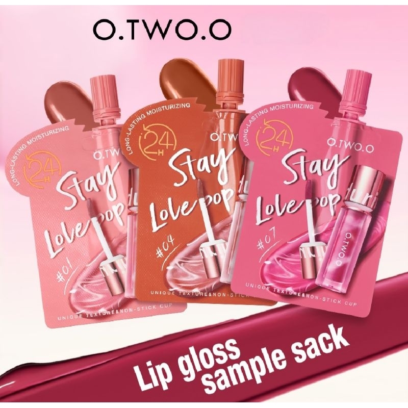 O.two.o Matte Lip Tint Sample Sack [1.5g] Long Lasting Kissproof Lip ...