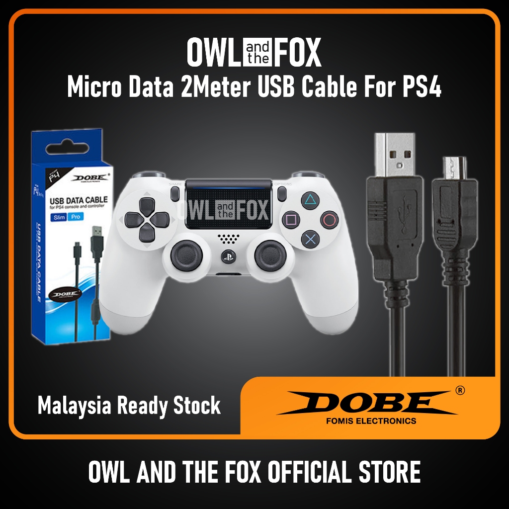 Dobe PS4 DualShock4 Controller Micro USB สายชาร์จข้อมูล 2 เมตร TP4-813 ...