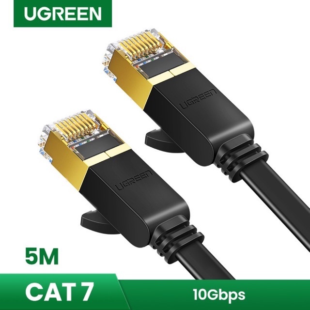 Ugreen Cat7 Flat Ethernet LAN Cable UTP RJ45 5 เมตร (11263) | Shopee ...