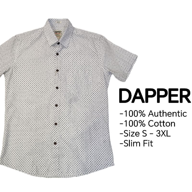 มาใหม่ล่าสุด Dapper Mens Signature Design Shirt | Shopee Thailand