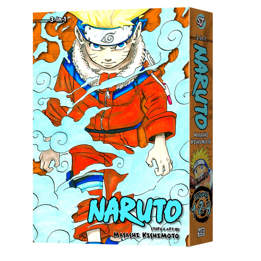 Naruto 3IN1 VIZ MANGA VOLUME 01 600 PAGES | Shopee Thailand