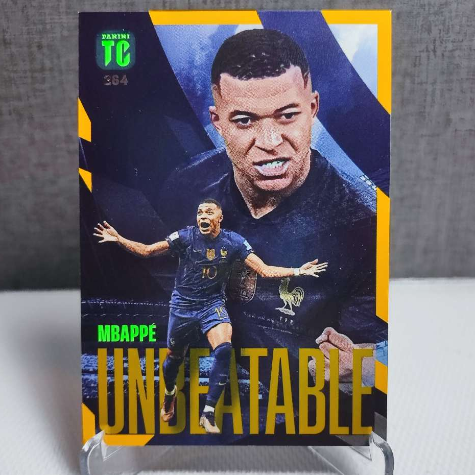 การ์ดฟุตบอล Mbappe Top Class สีทองที่ไม่ได้ตีได้ Kabola Kad Bola ...