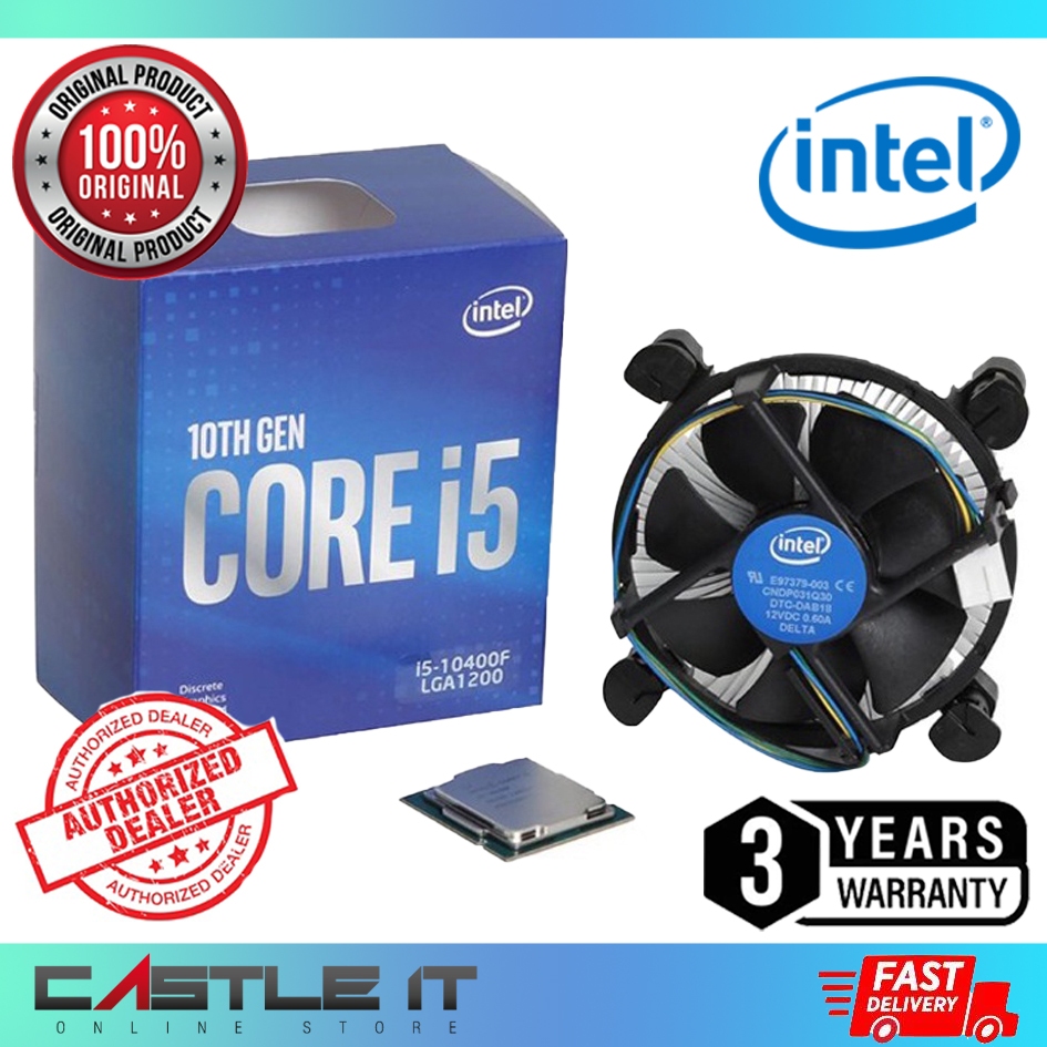 Intel Core i5 10400F / i5-10400 / 11400 F / 10600KF โปรเซสเซอร์ 10th ... Intel Core i5 10400F / i5-10400 / 11400 F / 10600KF โปรเซสเซอร์ 10th ...