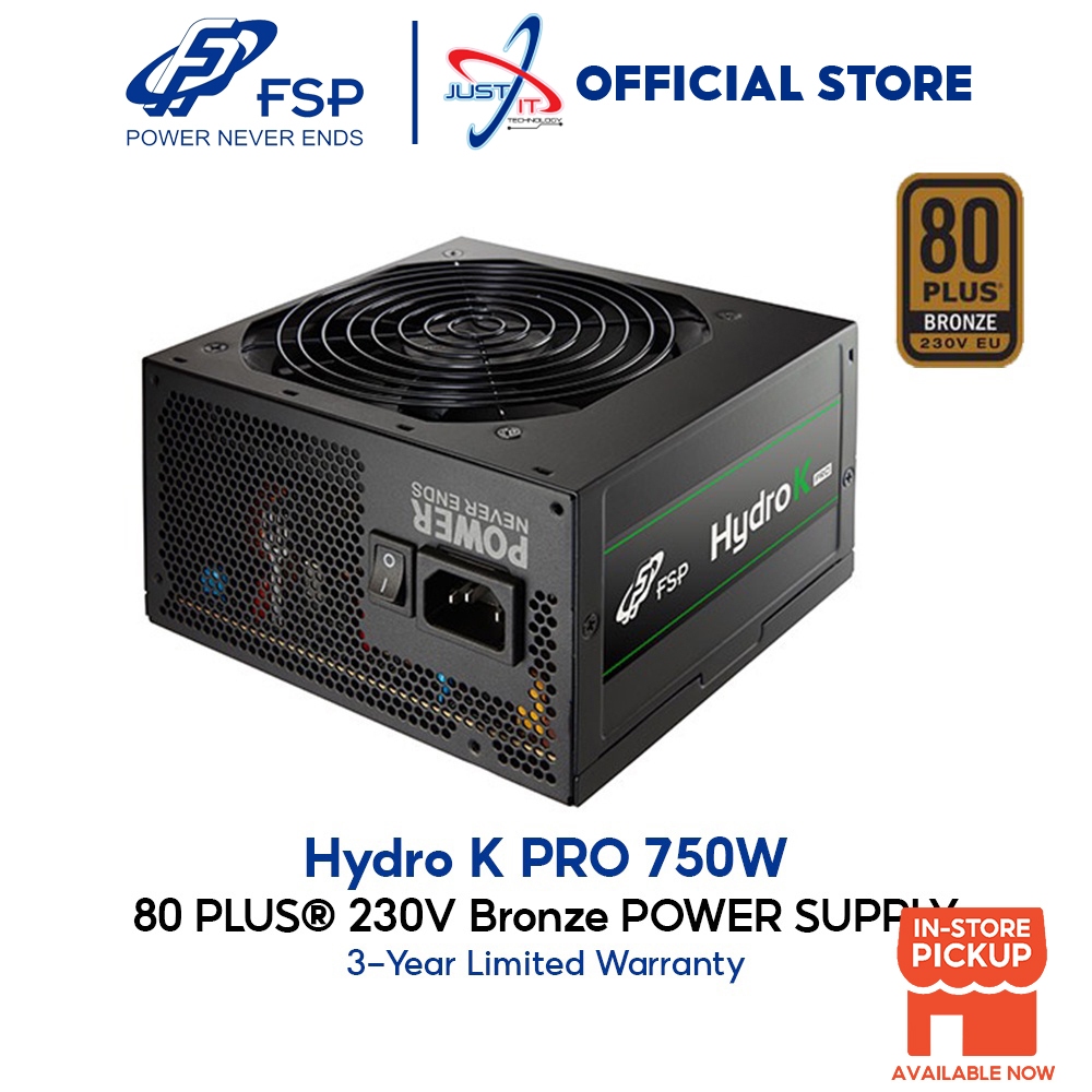 Fsp HYDRO K PRO 750W 80 PLUS BRONZE Power Supply - PSU | Shopee Thailand