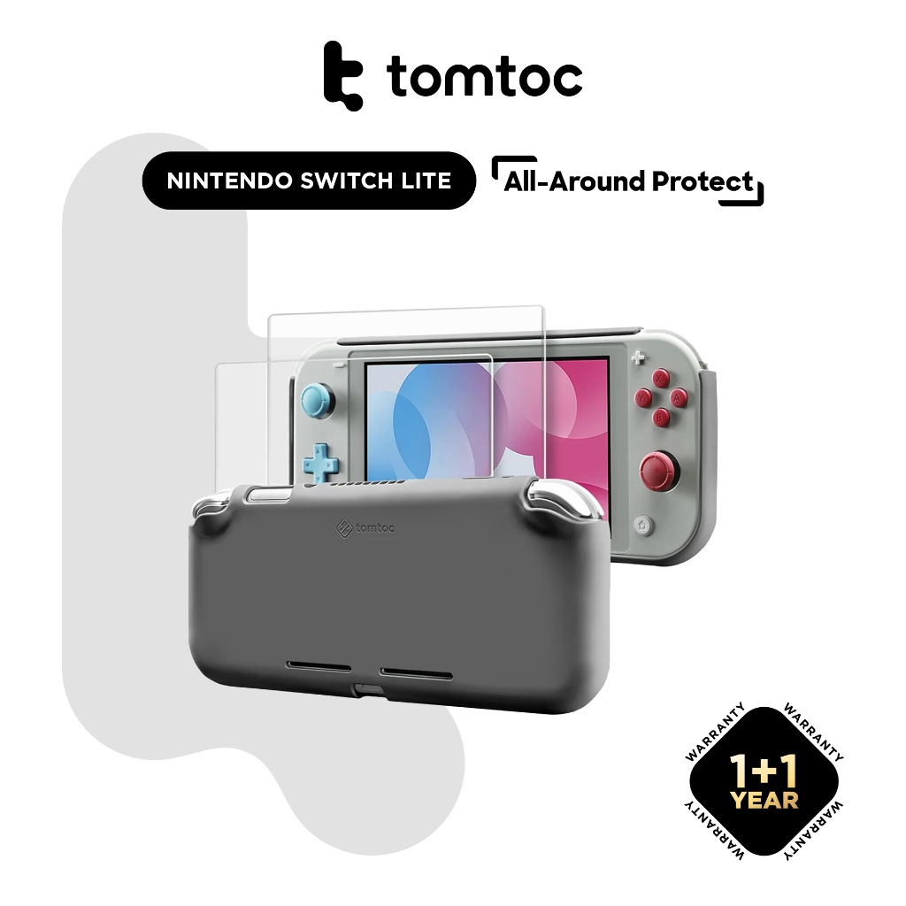 เคสซิลิโคน tomtoc สําหรับ Nintendo Switch Lite - Shock-absorption / ป้องกันรอยขีดข่วน | Shopee ...