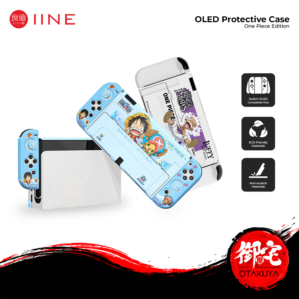 Iine Nintendo Switch One Piece Edition OLED TPU Protective Case Joy-Con ...