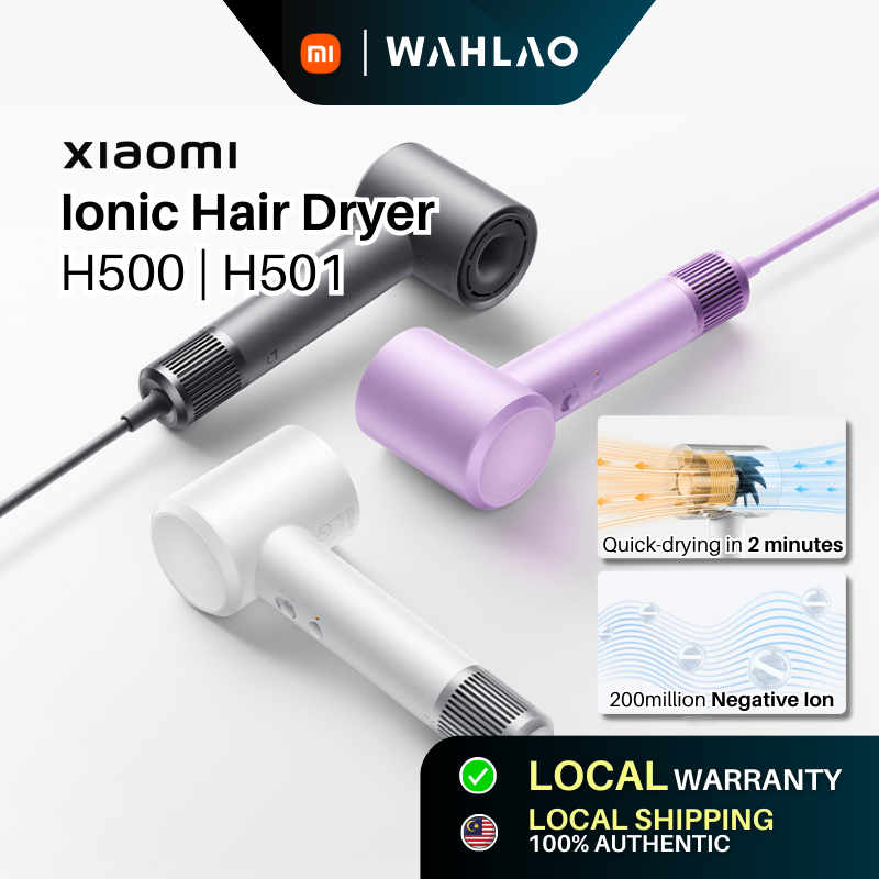 Xiaomi Mijia เครื่องเป่าผมไอออนน้ําคู่ H500 (1800W) H501 / H500C ...