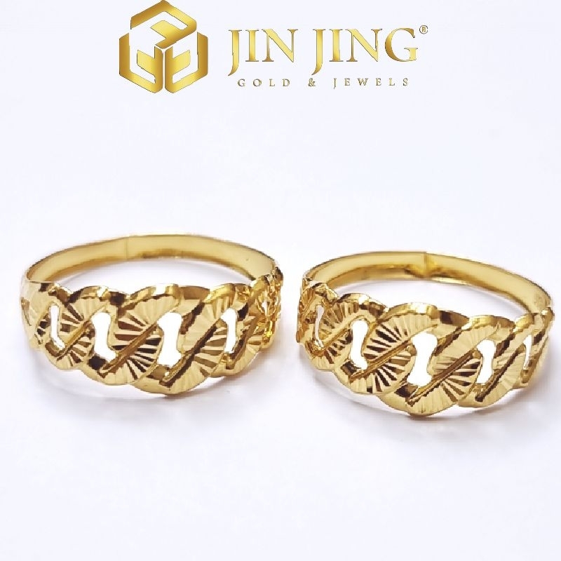Cincin DESIGN COCO ขนาด 10-19 EMAS 916 (ด้านล่าง) 0.81 กรัม - 0.91 กรัม ...