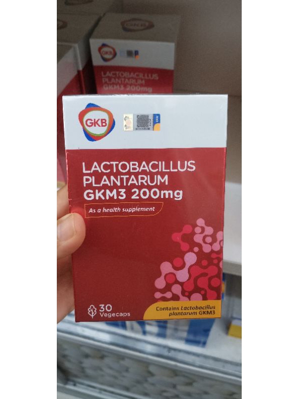 Gkb LACTOBACILLUS PLANTARUM GKM3 200mg 30 Vegecaps.. ผลิตภัณฑ์ไวรัส ...