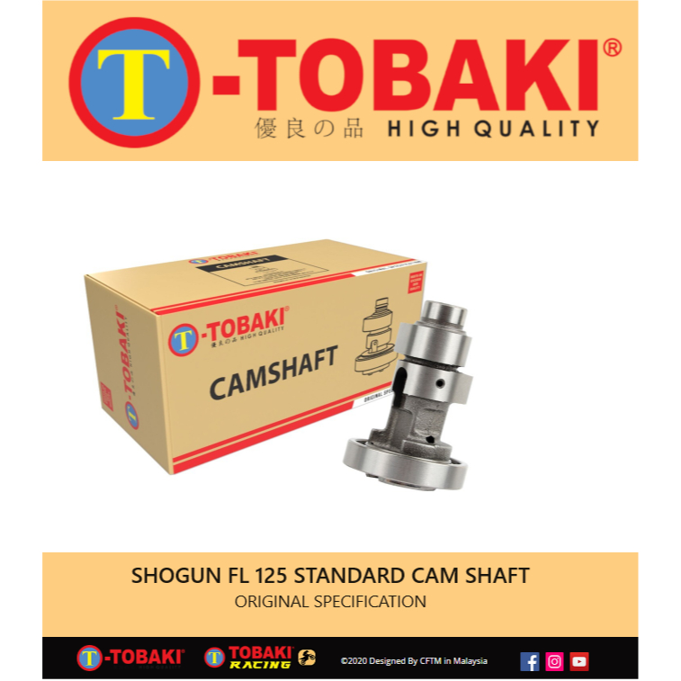 Shogun FL 125 STANDARD CAM SHAFT TOBAKI | Shopee Thailand