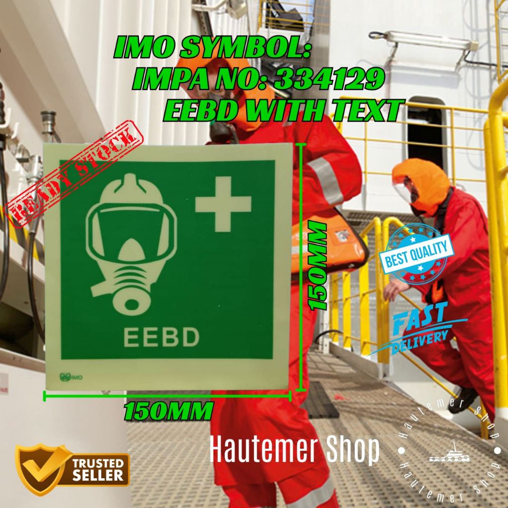 Imo SYMBOL EEBD พร้อม TEXT 150MM x 150MM | Shopee Thailand