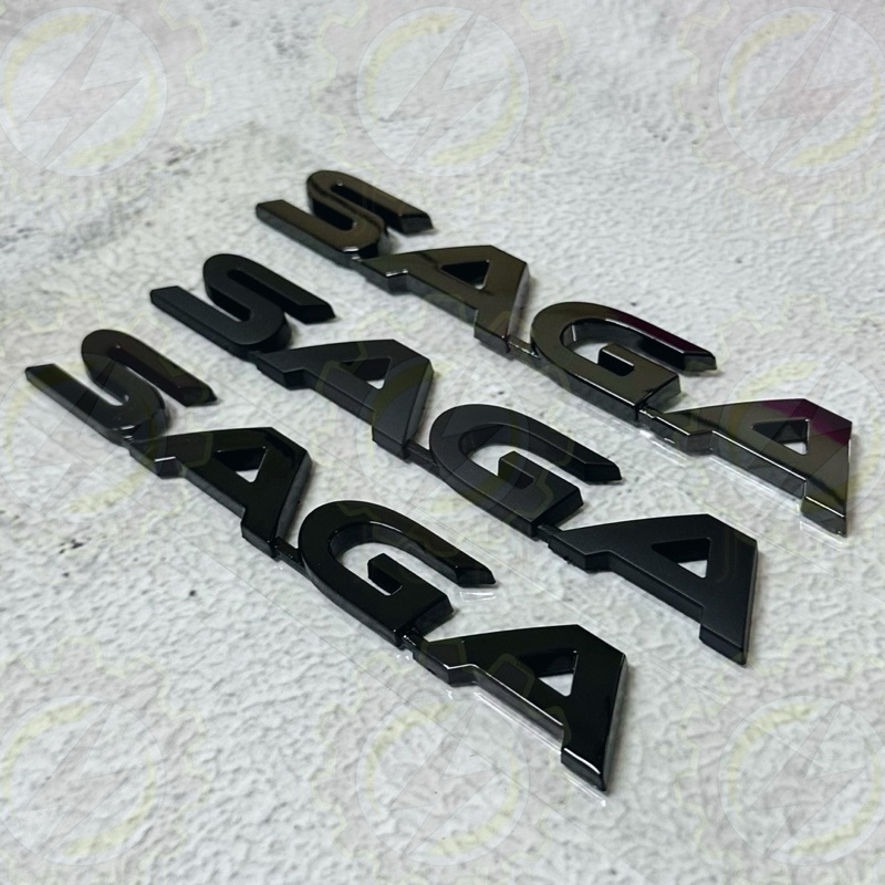 ขนาด PROTON SAGA MC1,MC2 2019-2022 WORDING TULISAN โลโก้ / EMBLEM ...