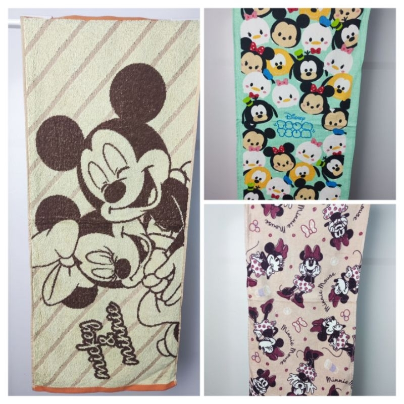 35 ซม. * 70 ซม. Disney Micky Mouse Straw Donald Duck Daisy ผ้าฝ้าย 100% ...