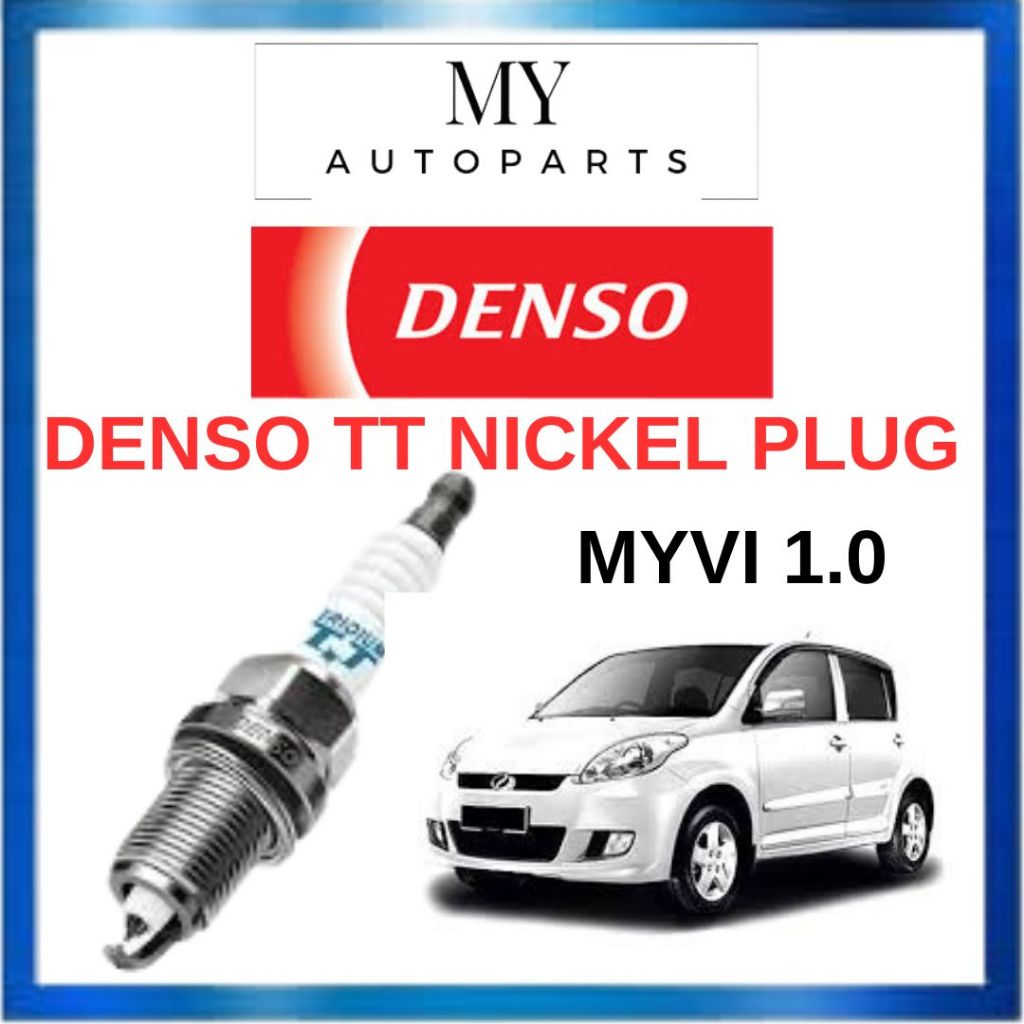 Denso TT NICKEL SPARK PLUG[ K20TT ] - PERODUA MYVI 1.0/1.3 OLD | Shopee ...