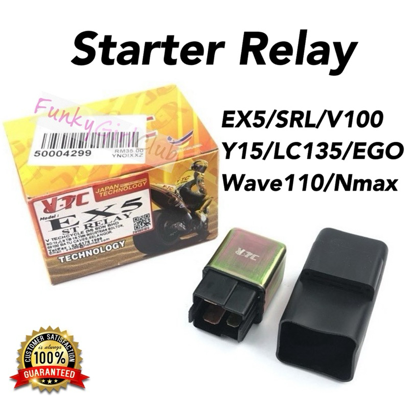 Honda EX5 STARTER RELAY DREAM STARTER RELAY SRL 110 NMAX V100 Y15 LC135 ...