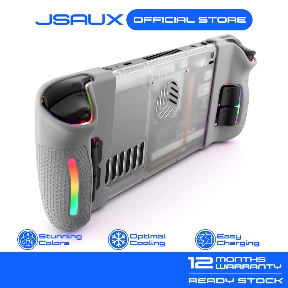 Jsaux PC0106C แผ่นด้านหลังโปร่งใสสําหรับ Steam Deck OLED RGB และ Vents Modcase | Shopee Thailand
