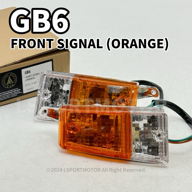 HONDA GB6 FRONT SIGNAL R/L (ORANGE) GB 6 SIGNAL LAMPU DEPAN | Shopee ...