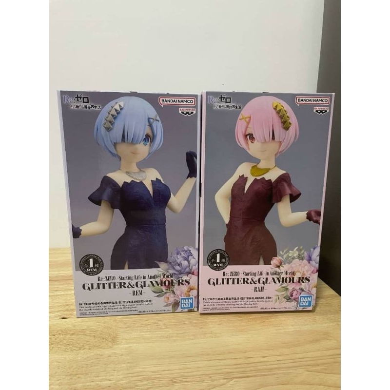Re:zero การเริ่มต้นชีวิตในอีกโลกหนึ่ง Rem Glitter & Glamours - Rem/Ram | Shopee Thailand
