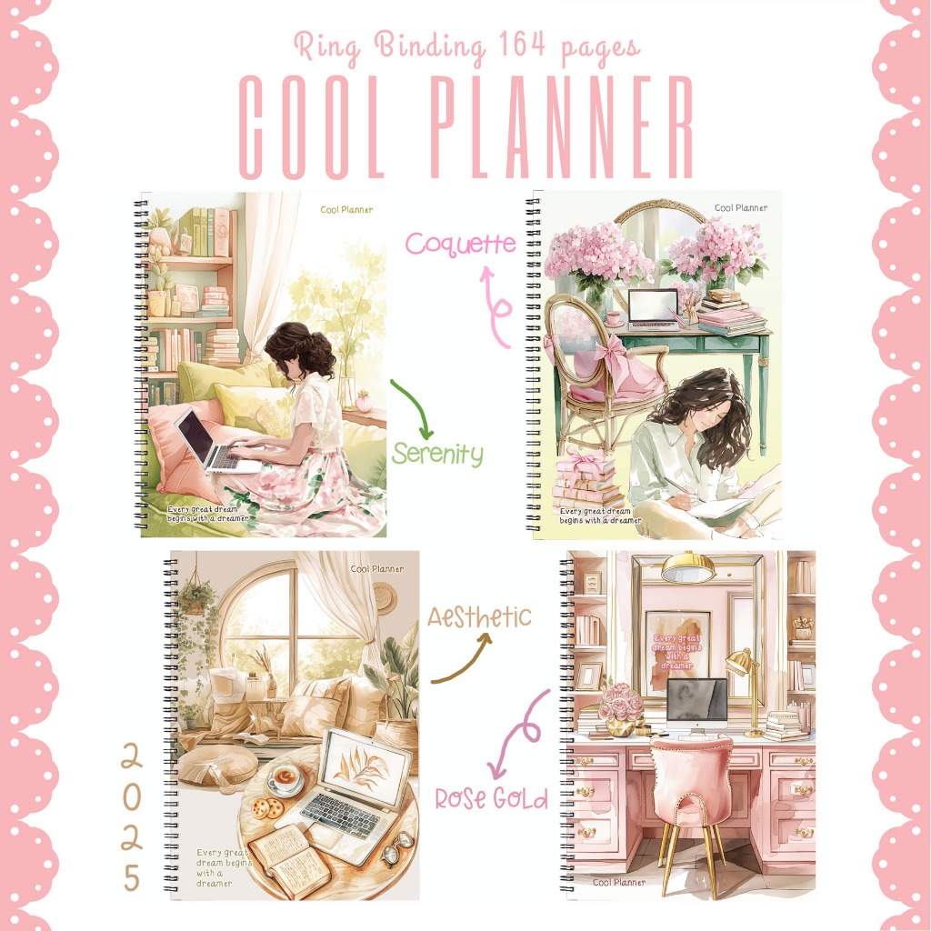 Cool PLANNER 2025 + 3 ฟรี | Shopee Thailand