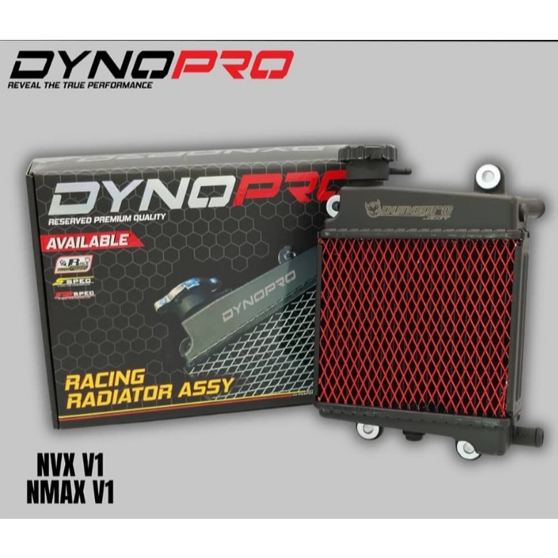DYNOPRO RACING RADIATOR SET NVX V1 / NMAX V1 . NVX V2 / NMAX V2 Double ...