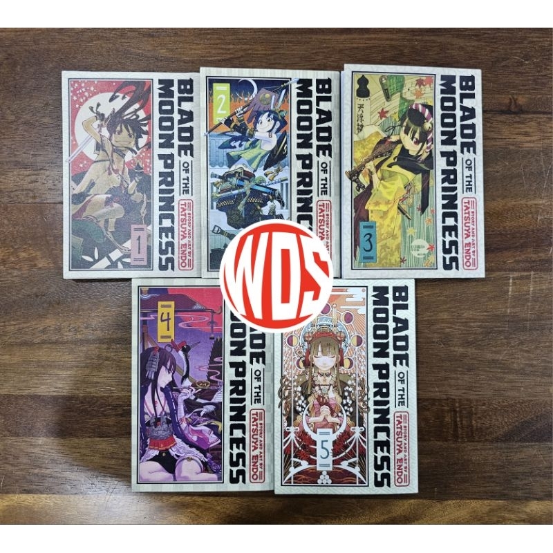 Manga : Blade of the Moon Princess เล่ม 1-5 (จบ) (เวอร์ชันภาษาอังกฤษ ...