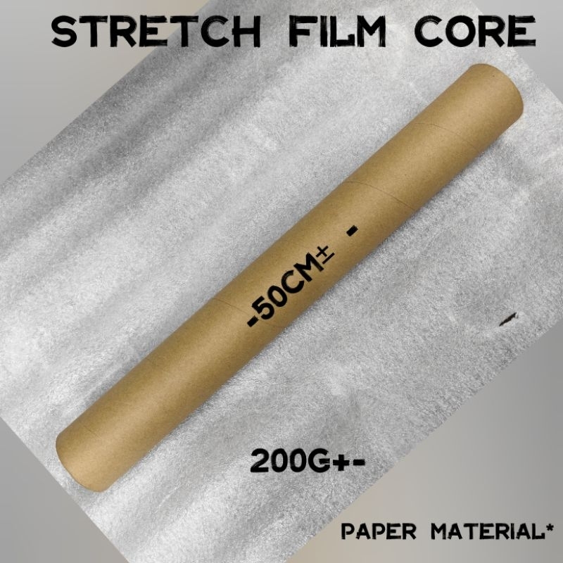 (ใช้แล้ว) Stretch FILM CORE 50 ซม. 1 ม้วน MAILING TUBE CARDBOARD TUBE ...