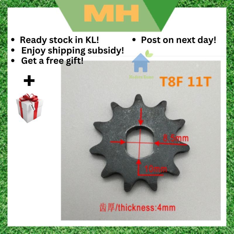 25H T8F 9T 11T สเตอร์หน้า 43cc 47cc 49cc Mini Pocket Dirt Bike สกู๊ตเต ...