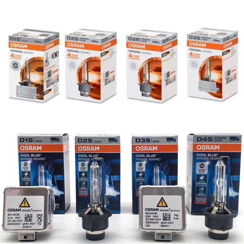 Osram Hid D1S D1R D2S D2R D3S D3R D4S D4R D8S หลอดไฟหน้า 4300K / 6000K LIGHT LAMP HALOGEN หลอดไฟ ...