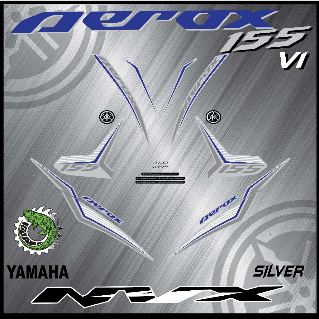 STRIPE MOTOR Yamaha NVX /AEROX V1 (R1M) TH CUSTOM STRIPE BODY STICKER ...