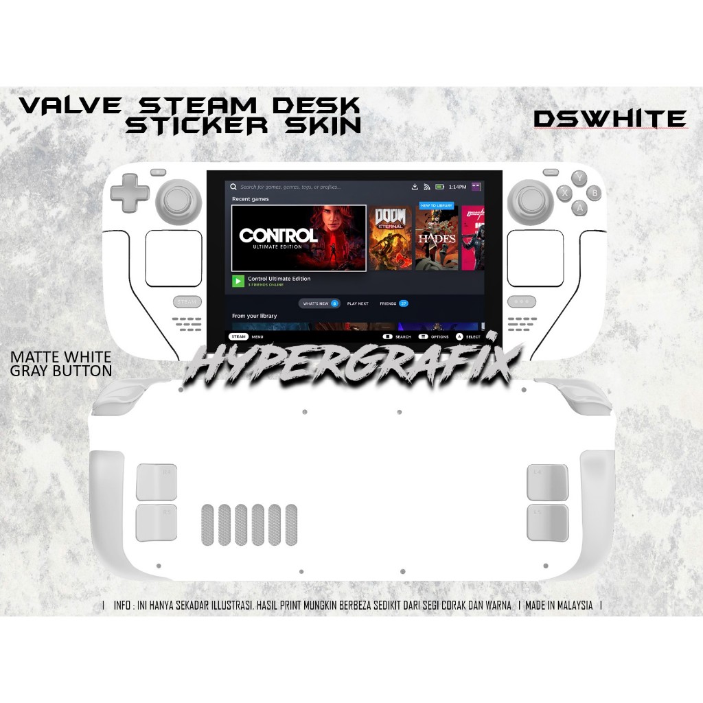 Steam Deck OLED Limited Edition White / Steam Deck LCD Limited Edition ...