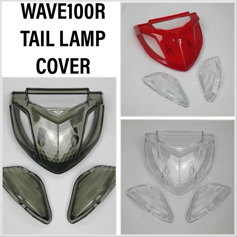 Honda Wave 100R W100R Wave100 R ไฟท้ายฝาครอบไฟมาตรฐาน / Tinted / Clear ...