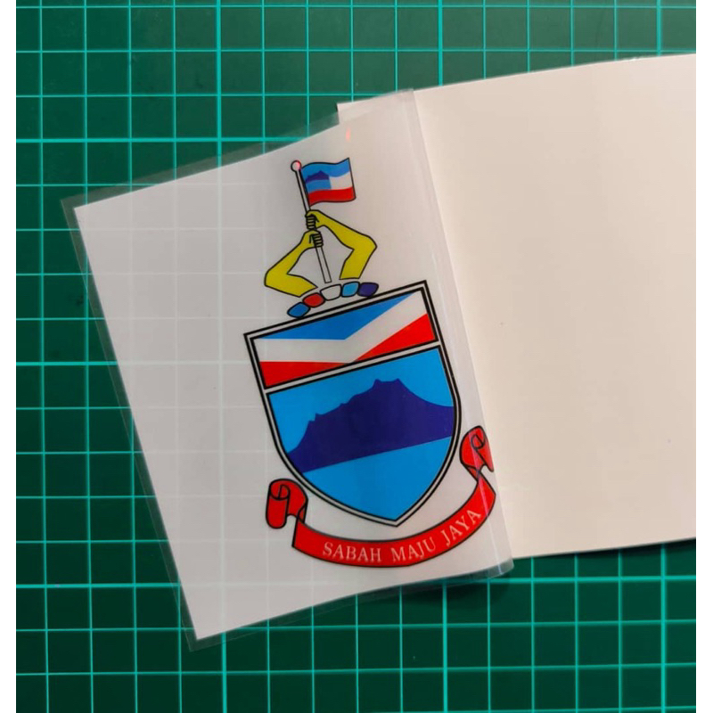สติ๊กเกอร์ติดรถ Negeri Sabah Bendera Borneo Jata Premium | Shopee Thailand