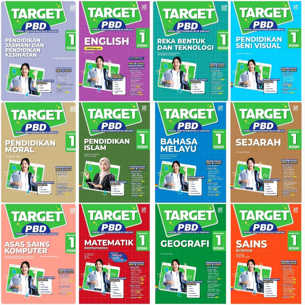 2025 TERGET PBD KSSM LEVEL 1 [ RAINBOW ] | Shopee Thailand